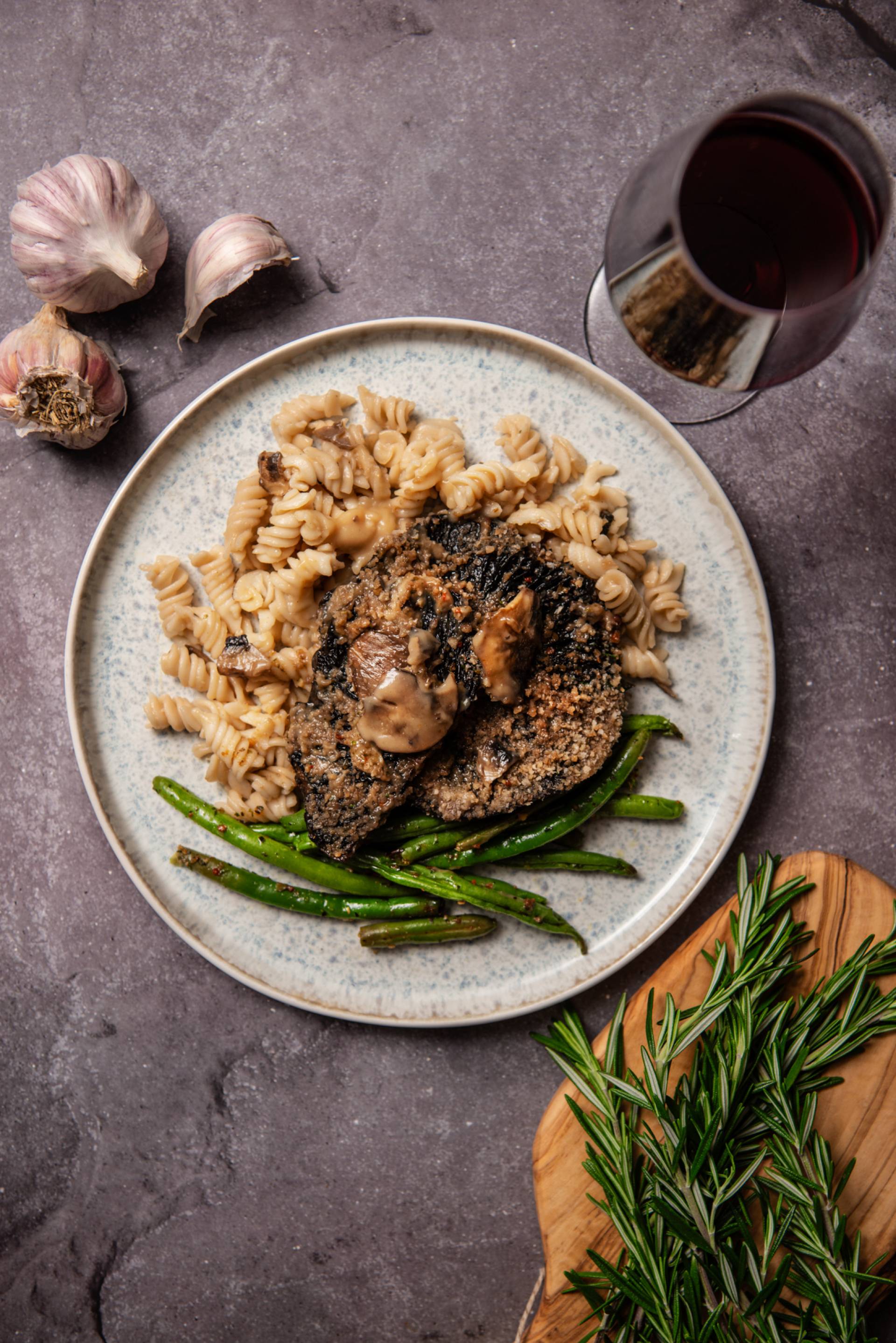 Portobello with Wild Mushroom Sauce - Clean Plates Canada