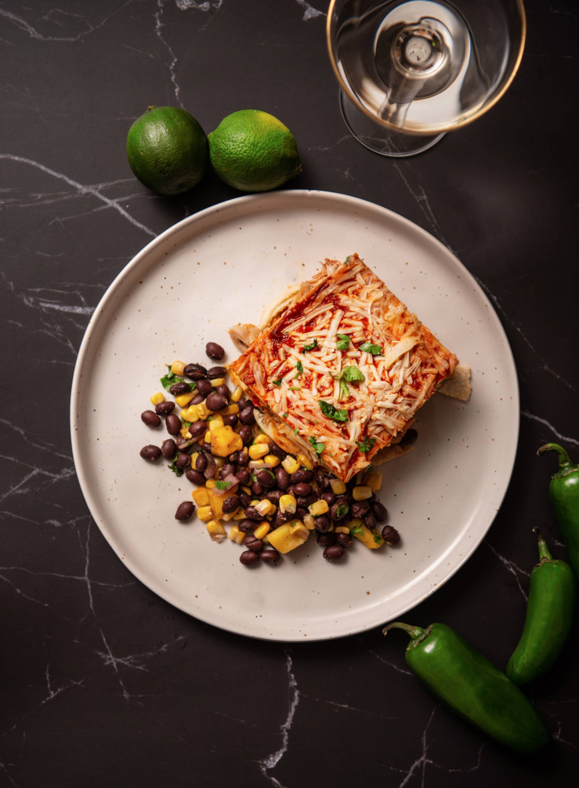 Shredded Chicken Enchilada Casserole (LOW CARB) - Clean Plates Canada